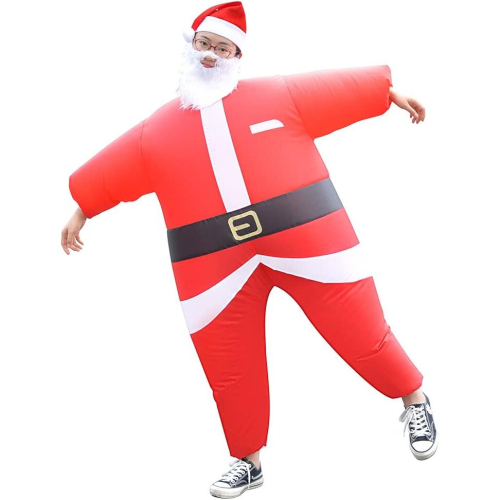 Inflatable Christmas Santa Suit, Child Unisex Fancy Dress Costume ...