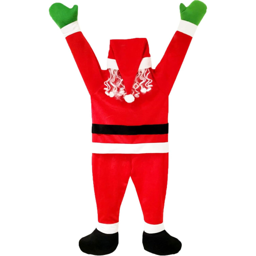 42 Inch Christmas Hanging Santa Claus Decoration, Life Size Climbing ...