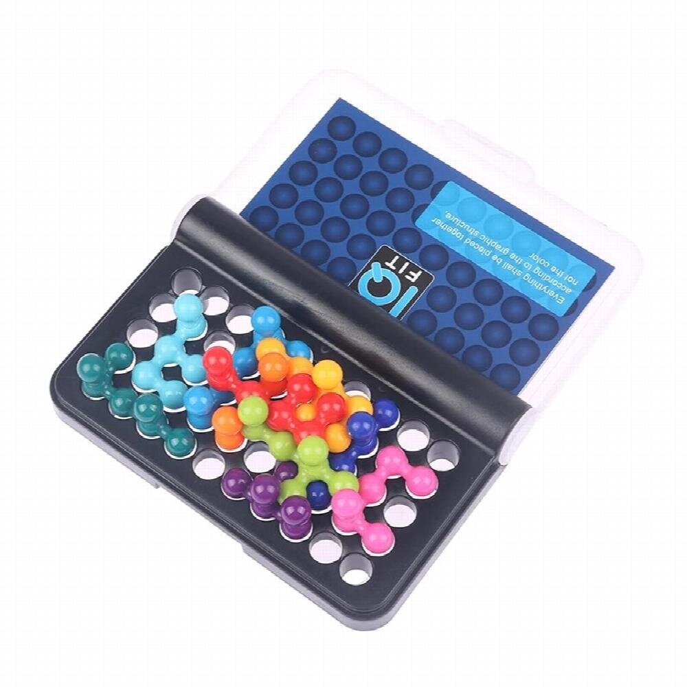 120 Challenges IQ 3D Puzzle Classic Puzzle Pyramid Plate Children Logical Mind Board Game ...