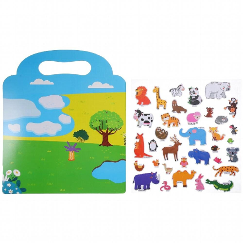 1 set of Kids Sticker Books Reusable Sticker Book Children Activity ...