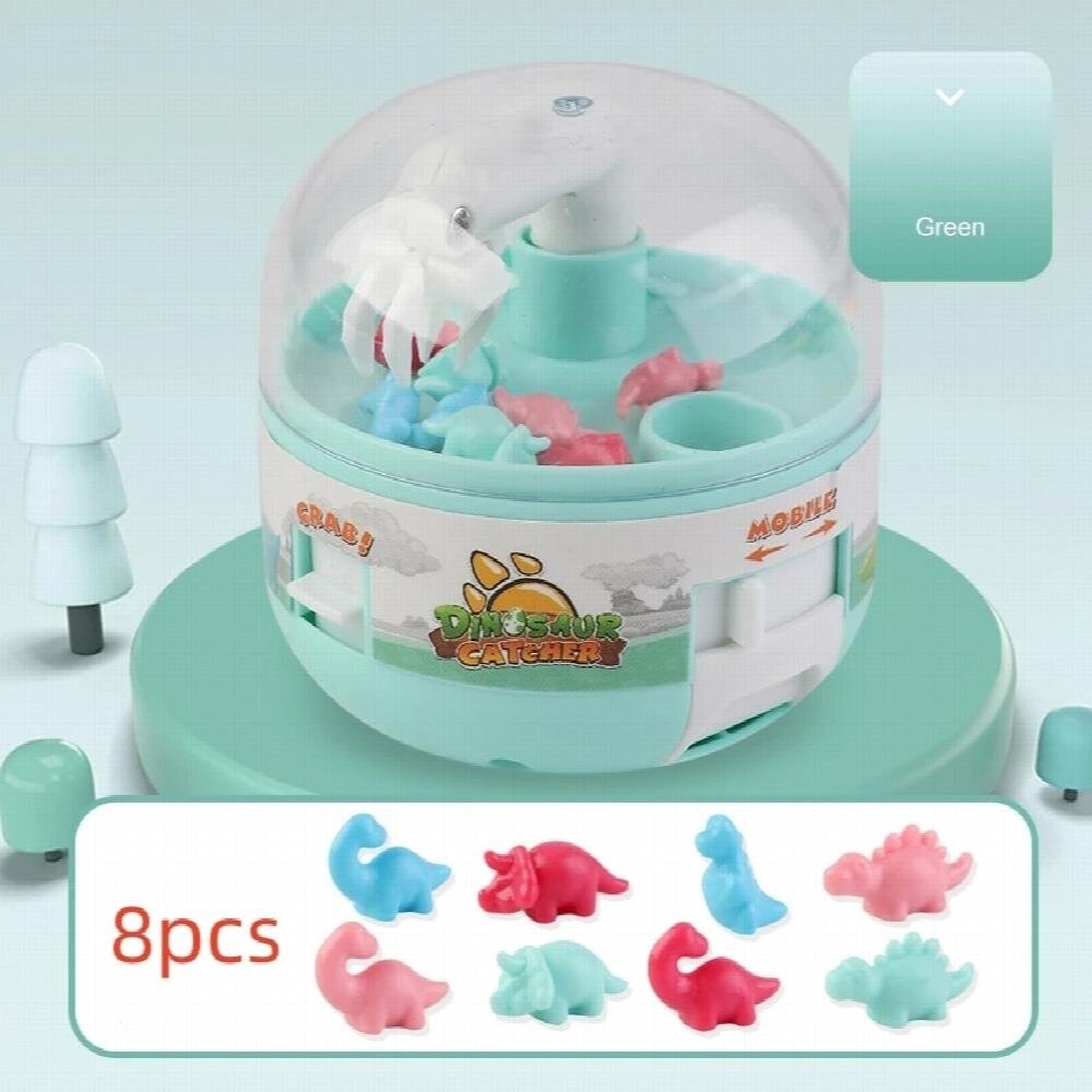 Mini Dinosaur Gashapon Toys Doll Machine Kids Operated Play Game Mini ...