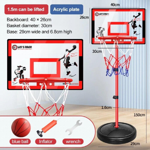 Outdoor Basketball Hoop For Kids Liftable Mobile Home Indoor Shooting ...