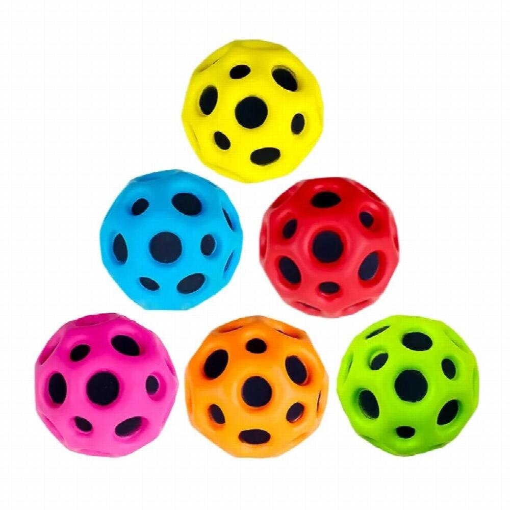 galaxy ball Polyurethane PU Foam Moon Ball Bouncy Ball Multi-hole Coral ...