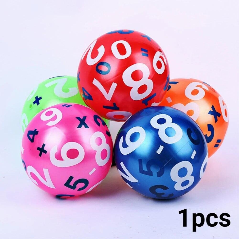 Inflatable Toy Ball 9-inch PVC Racket Ball Bounce Ball Indoor and ...