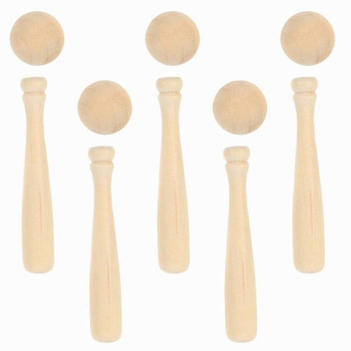 Mini Baseball Toy Bat Model Children Gift Desktop Kids Painting Bats ...