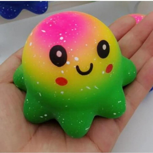 Big Giant AntiStress Octopus Fidget Toy Soft Toy Elastic Octopus Fun ...