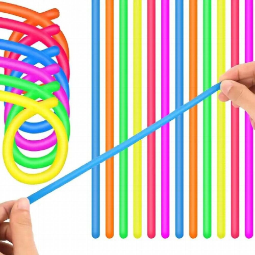 10pcs Monkey Noodle Stretchy Jelly String Noodles Stretch Relaxing Toy ...