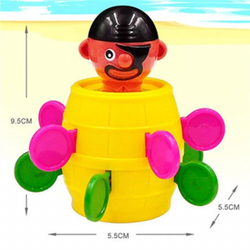 Funny Pirate Barrel Toys Lucky Game Jumping Pirates Bucket Sword Stab ...