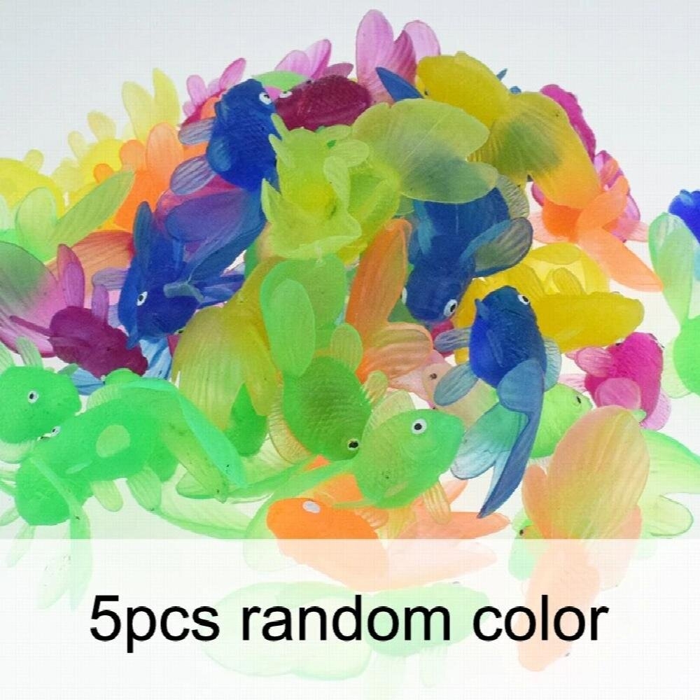 5/10/20pcs Soft Rubber Fish Baby Bath Toys for Children Simulation Mini ...