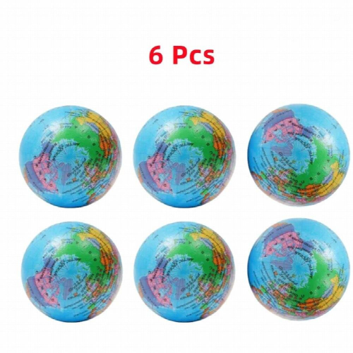Soft Foam Globe Squeeze Toy World Map Toys Mini Foam Earth World Map ...