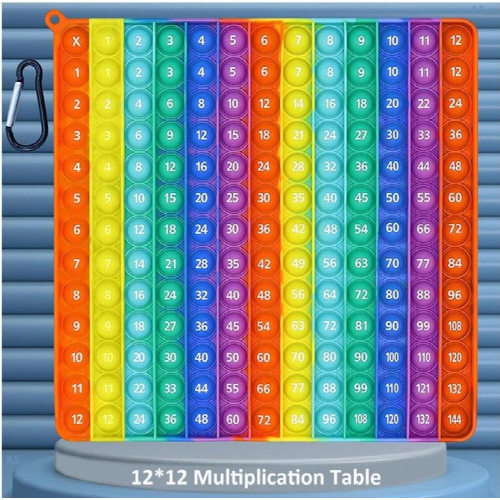 Big Size Digital Multiplication Table Montessori Push Bubble Kids Toy ...