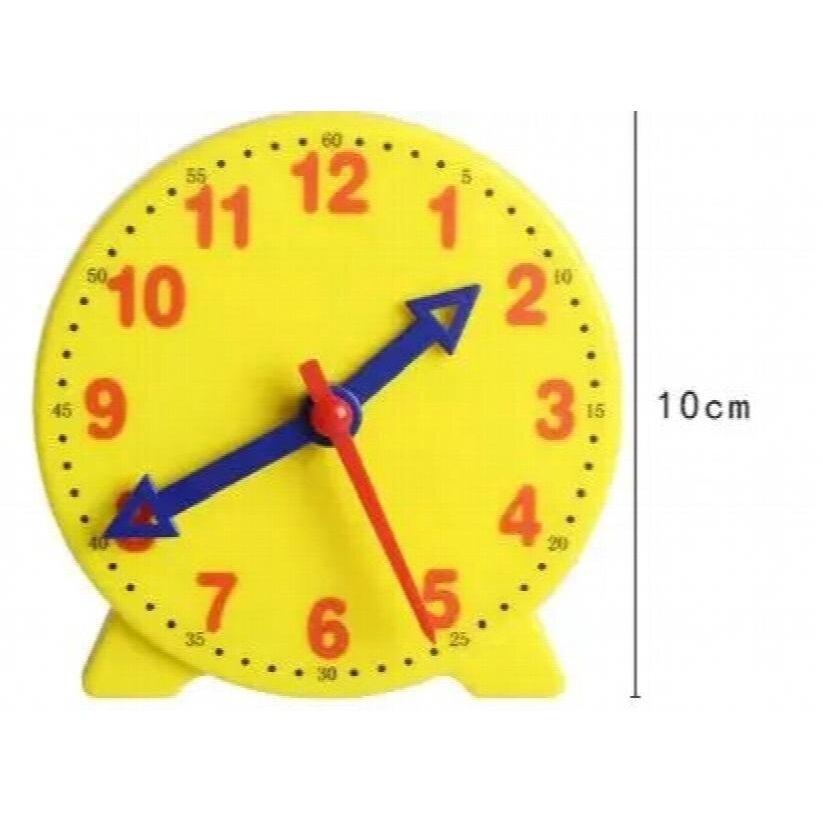 Montessori Student Learning Clock Time Teacher Gear Clock 4 Inch 12/24 ...