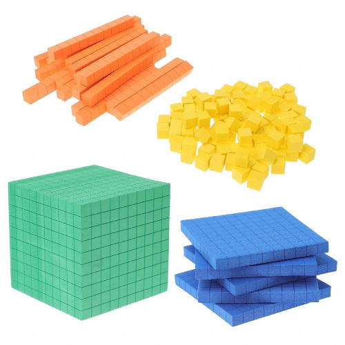 Maths Cubes Kids Playsets Counting Cubes Base Ten Blocks Kids ...