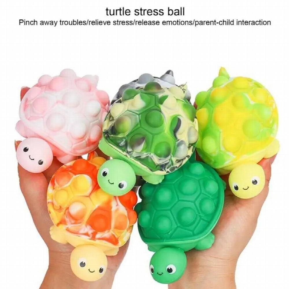 Anti Stress 3D Turtle Pop Toys Turtle Pop Squishy Bubble Pop Ball ...