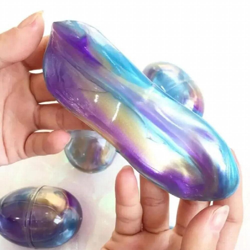 DIY Playdough Slime Clay Toys Galaxy Egg Sensory Squeeze Toys Anti ...