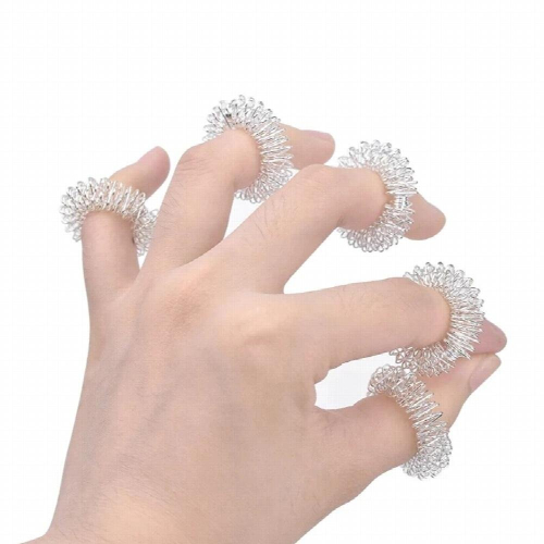 Fidget Toys Finger Massage Ring Acupuncture Ring Therapy Relax Hand ...