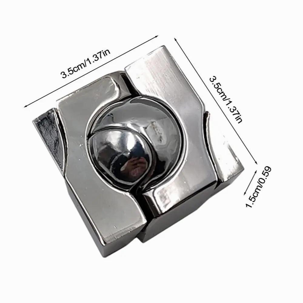 Decompression Magic Ball Metal Spinning Fidget Toys Fingertop Focus ...