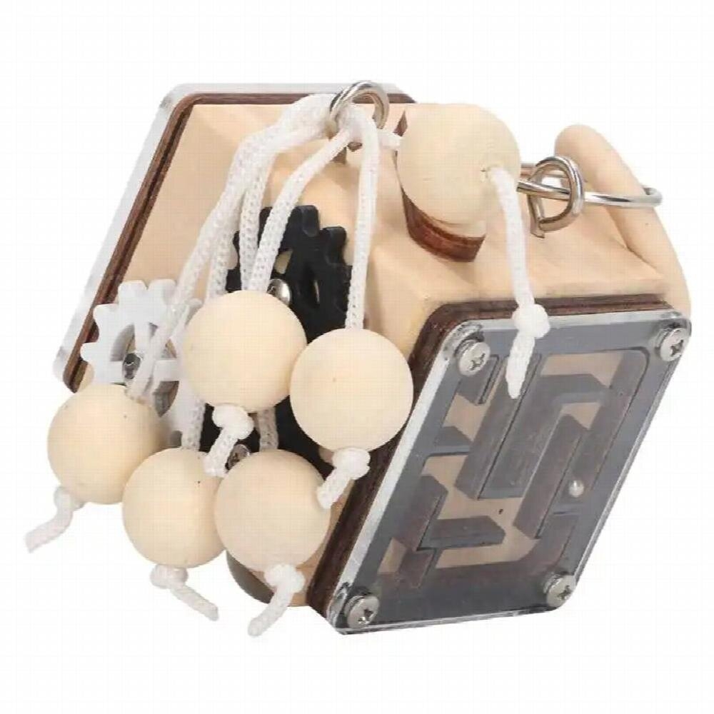 Sensory Fidget Toy Box Skill Development Early Learning Wooden Lock Box ...