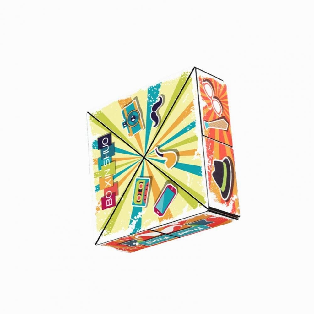 Funny Three-Dimensional Infinite Folding Cube Toy Various Styles ...