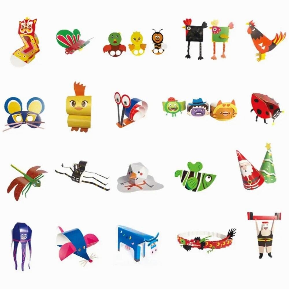 Paper Folding Craft Kit Folding Paper Art Projects Kit For 5 6 7 8 9 10 11 12 Years Old Girl Boy ...