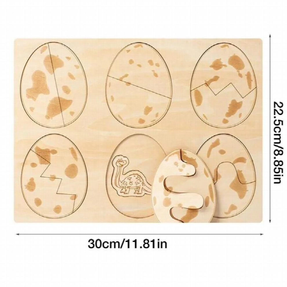 Dinosaur Life Cycle Tray Montessori Wooden Puzzles For Kids Lifecycle ...