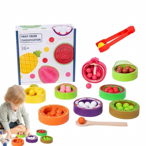 Counting Beads With Sorting Cups Montessori Toys Bead Game Number ...