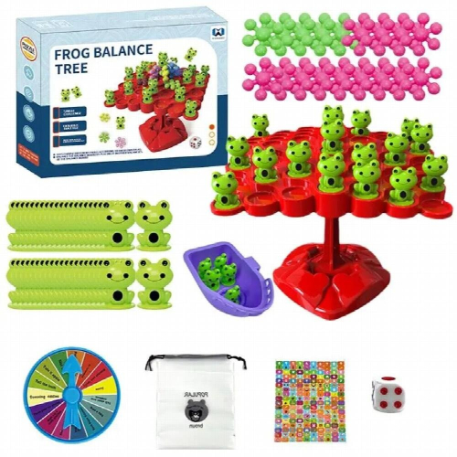 Balance Math Scale For Kids Smooth Frog Math Counting Balance Tree Set ...