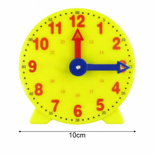 Montessori Student Learning Clock Time Teacher Gear Clock 12/24 Hour ...