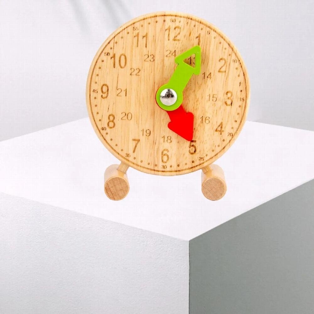 Wooden Clock Model, Learning Time Clock Teaching Clock Cognition for ...