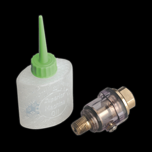Mini In-Line Air Tool Oiler 1/4"BSP with Filler on OnBuy