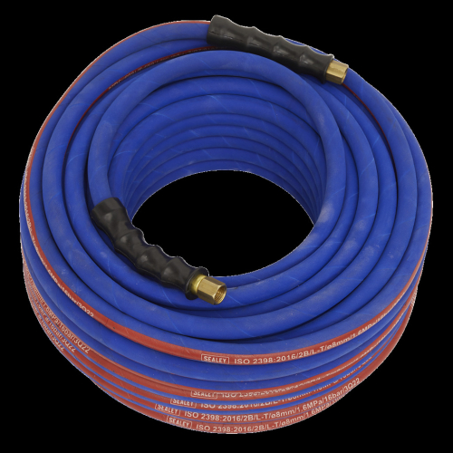 Air Hose 30m x Ø8mm with 1/4"BSP Unions Extra Heavy-Duty on OnBuy