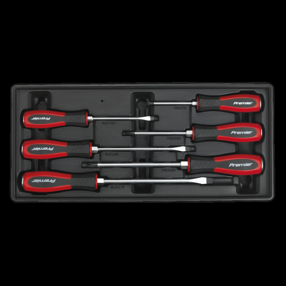 Tool Tray with Hammer-Thru Screwdriver Set 6pc on OnBuy