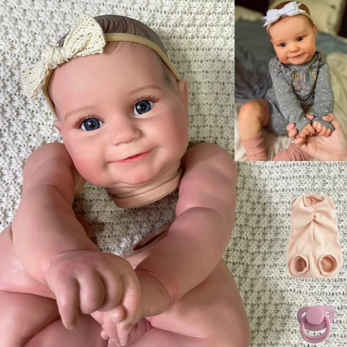 19/24Inch Already Painted Reborn Doll Kit Maddie With Cloth Body 3D ...