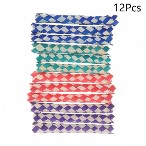 12/24 Packs DIY Creativity Finger Traps Classic Natural Chinese Bamboo ...