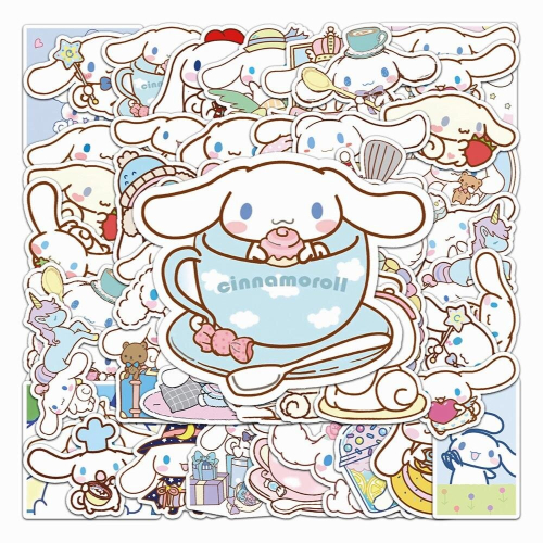 10/30/50PCS Funny Cinnamoroll Stickers Cartoon Kids Toy Decals PVC DIY ...