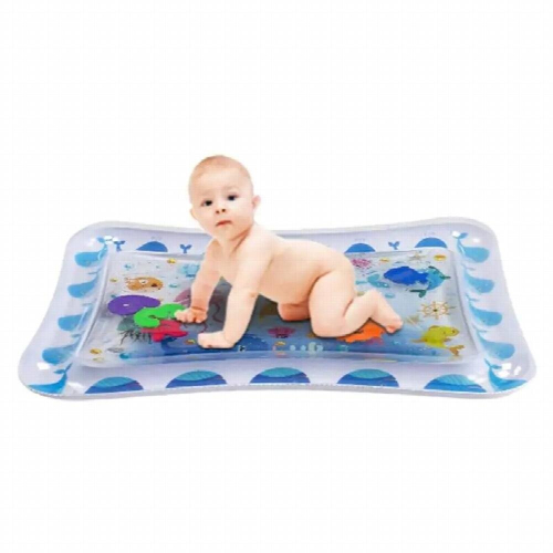 Inflatable Water Play Mat Inflatable Sensory Playmat Babies Belly Time ...