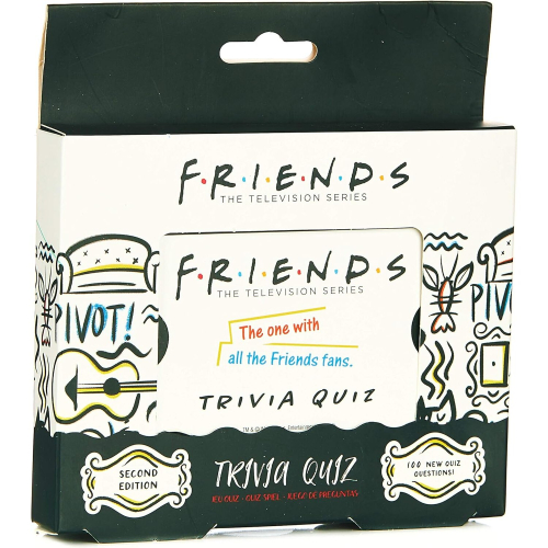 Friends TV Show Trivia Quiz 2nd Edition Game, 50 Cards with 100 Easy ...