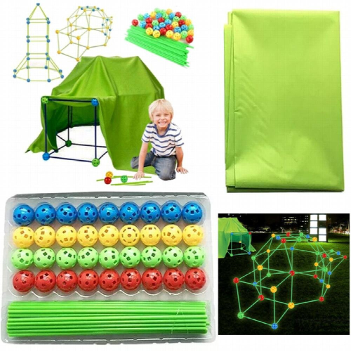 Kit 155 puzzle indoor DIY Construction children tent building playhouse ...