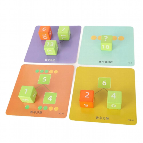 Fraction Math Manipulatives Set 68 Math Manipulatives Blocks Toy for ...
