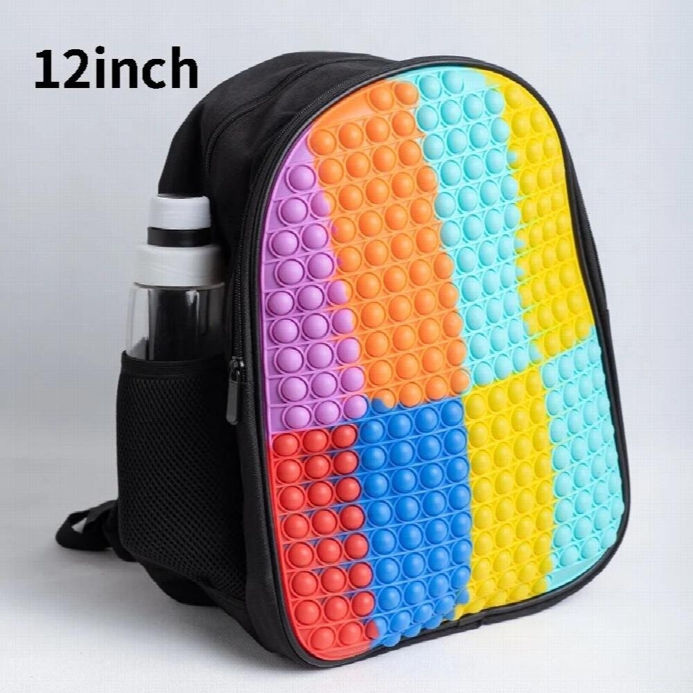 Backpack Hot Push Bubble Fidget Toys Adult Stress Relief Toy Antistress ...