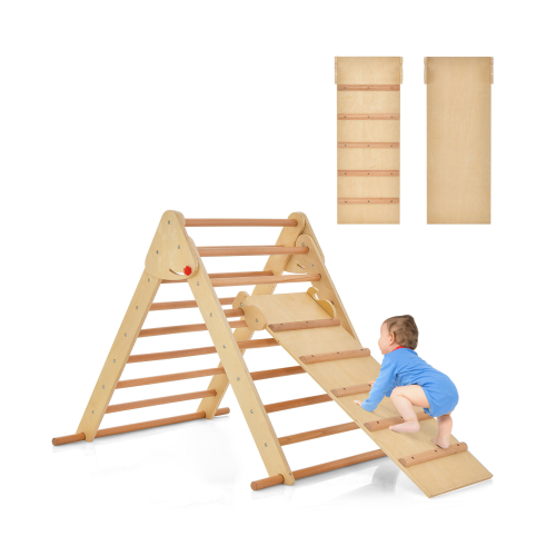Childsren's Climbing Frame Triangle Set Foldable Climbing Ladder W ...