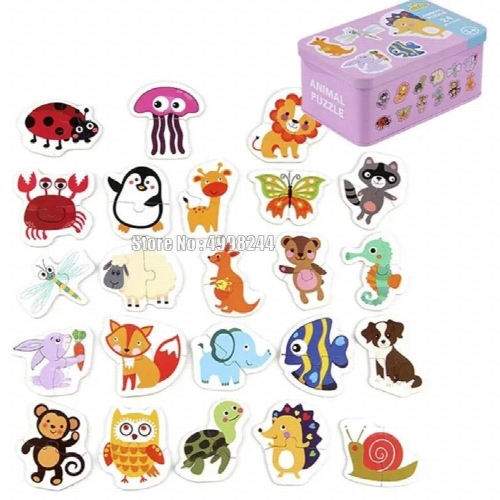 Montessori Baby Educational Toys Matching Game 3d Puzzle Board Jigsaw ...