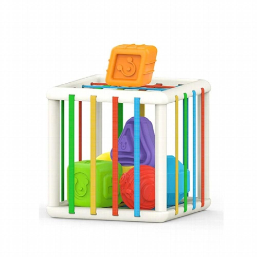 Colorful Shape Blocks Sorting Game Baby Montessori Learning Educational ...