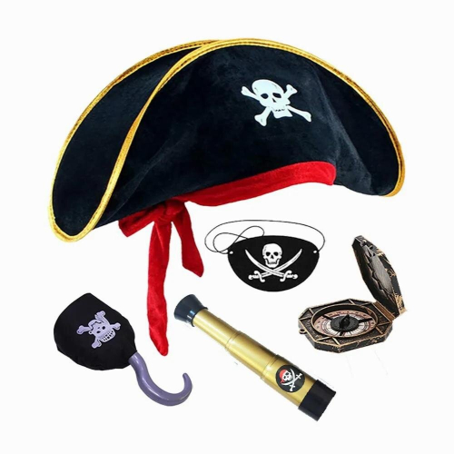 Pirate Hat Halloween Party Decoration Compass Captain Hat Party ...