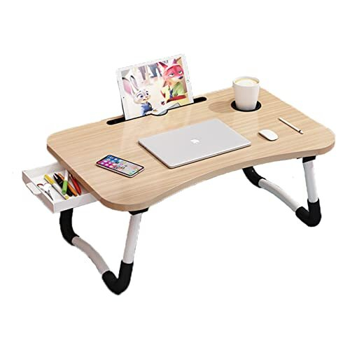 BSTMOME Laptop Desk Bed Stand Foldable Laptop Table Folding Breakfast ...