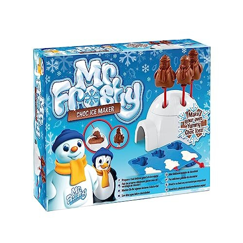 Mr Frosty Choc Ice Maker, Retro Plastic Snowman Shaped Toy Machine for ...