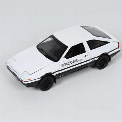 1:28 Movie Car INITIAL D AE86 Alloy Car Model Diecasts Simulation Metal ...
