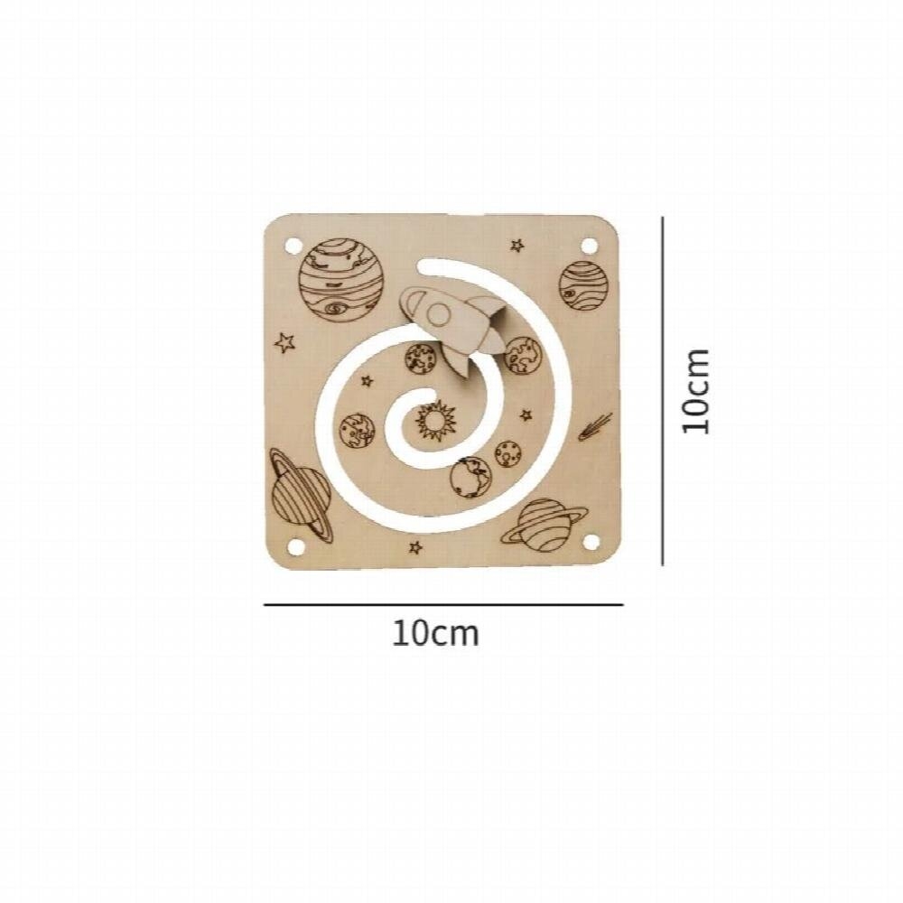 Wooden Solar System Puzzle Kids Board Game For Children Boys Girls ...