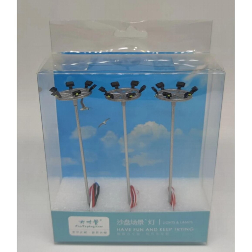 1/3Pcs Ho Scale Model Lighting Tower,12V Model Street Lights Layout ...