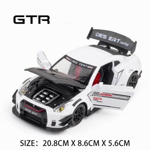 1/24 Scale GTR50 Sports Car Alloy Model Car Modified Diecast Toy Car ...